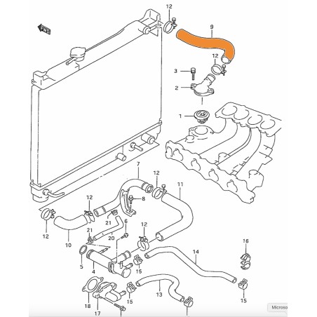 Manguito 17841-85C00 vitara